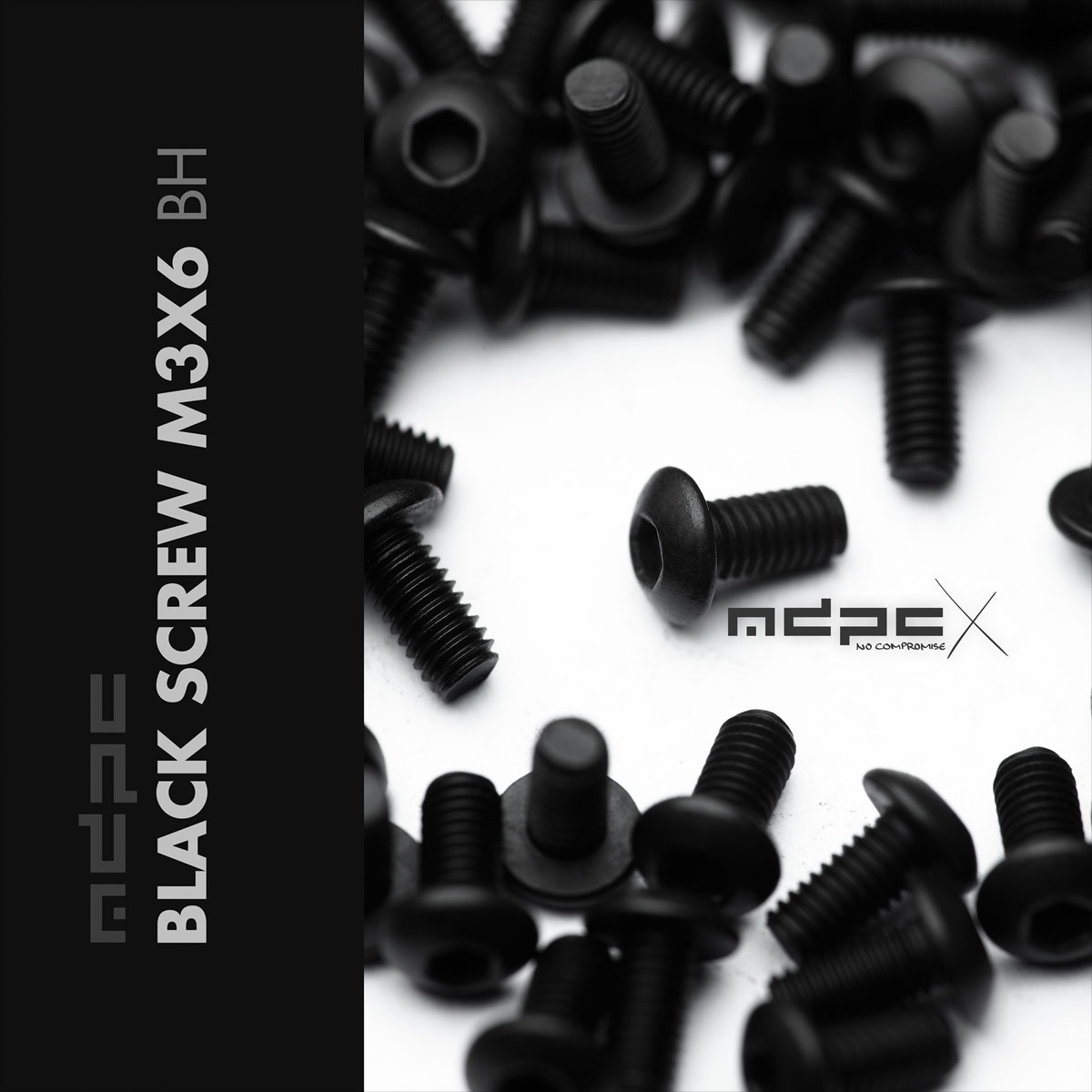 Black Screws M3x6 | MDPC-X