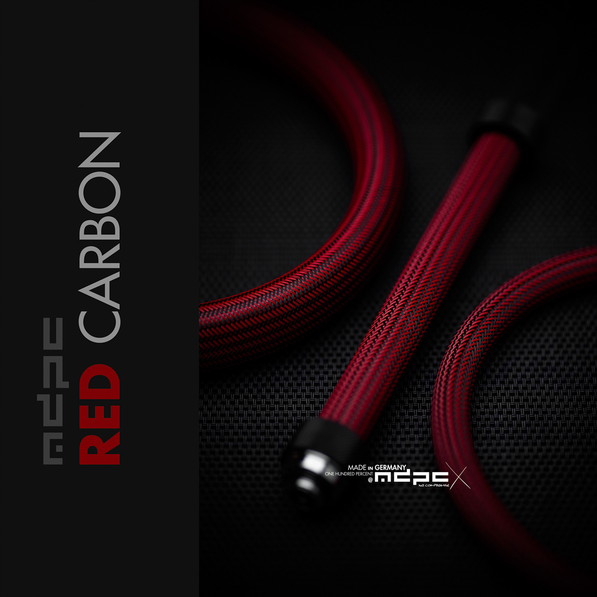 Red-Carbon Cable Sleeve BIG | MDPC-X
