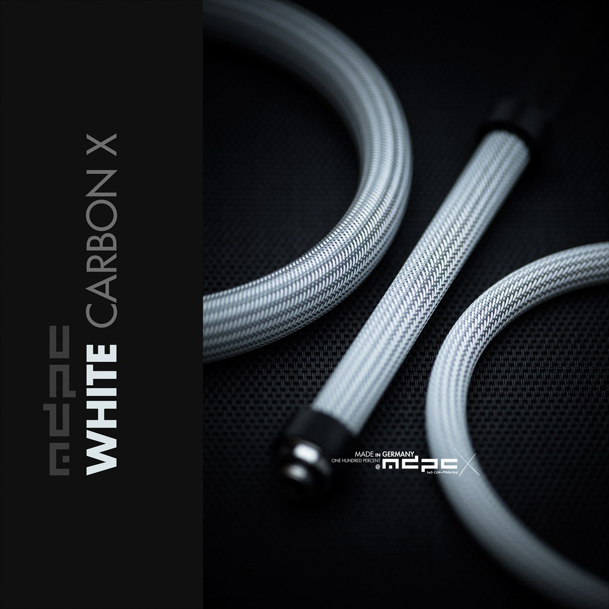 White-Carbon-X Cable Sleeve BIG | MDPC-X